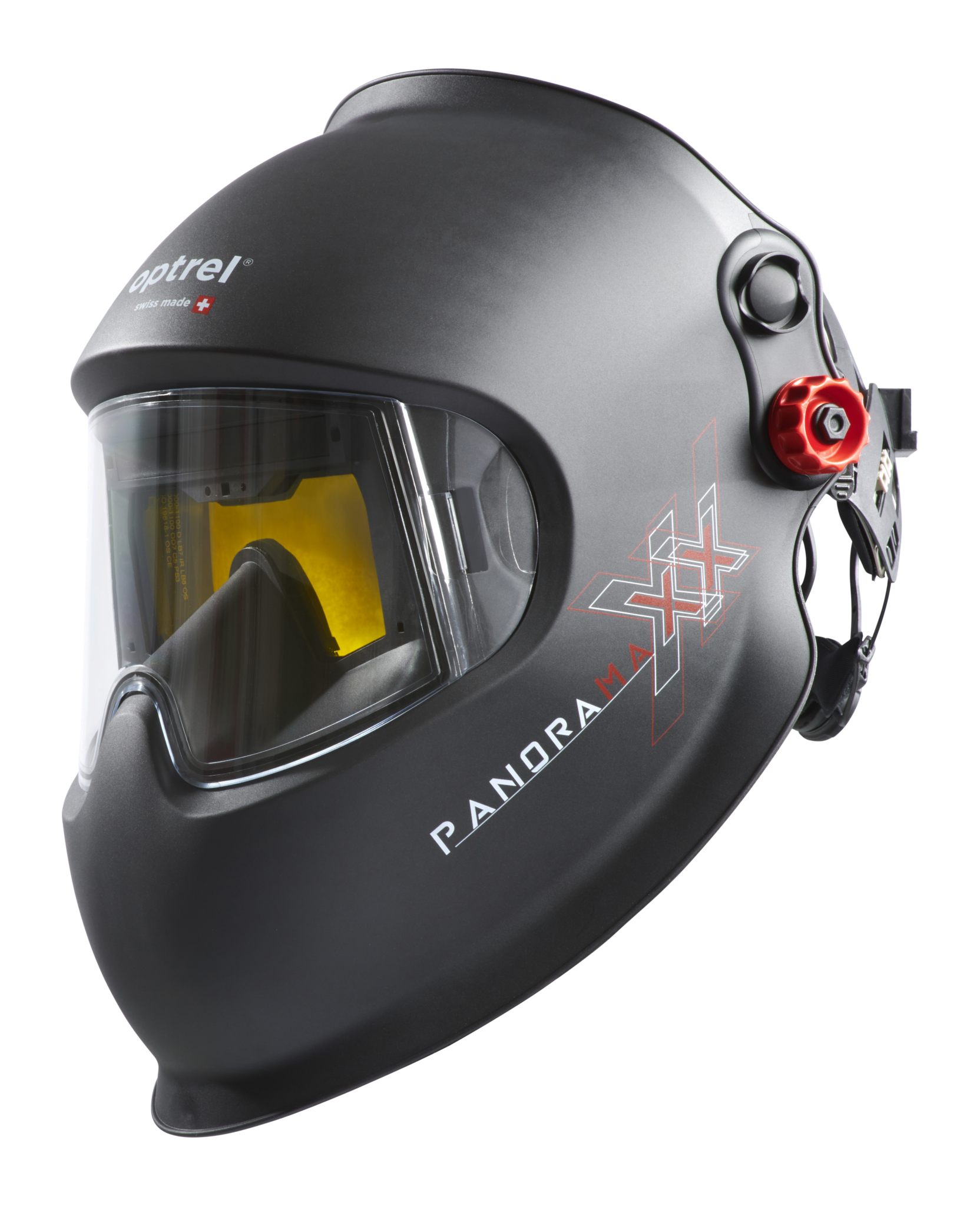 Panoramaxx L - Black: Passive Laser Helmet | Swiss Made | Optrel USA