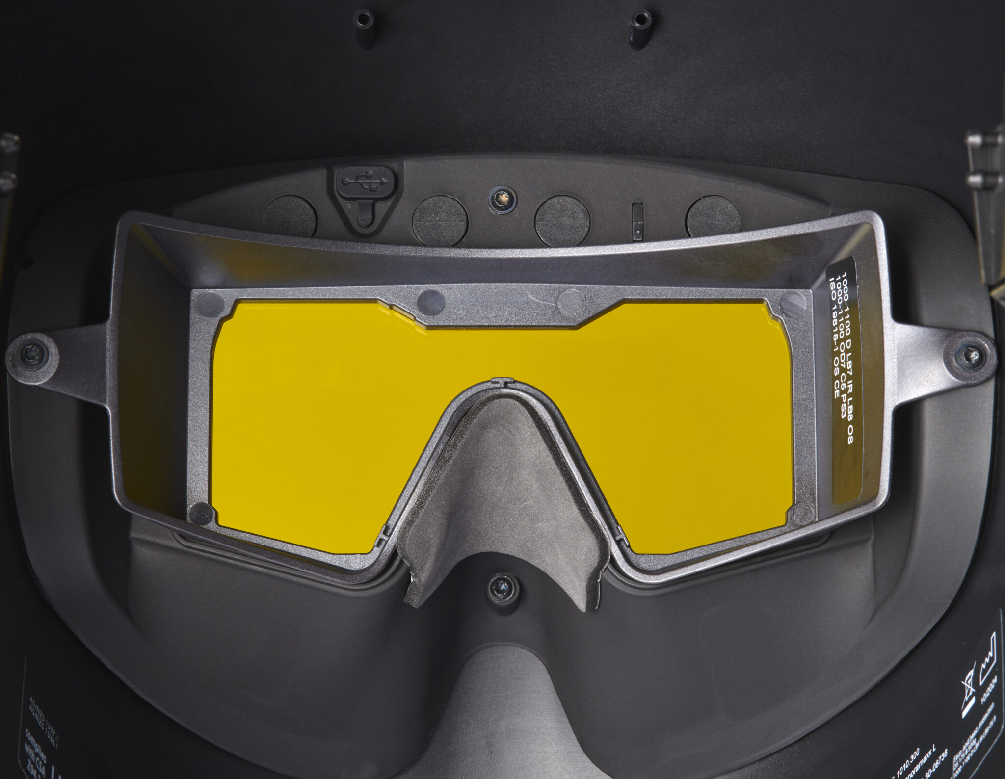 Panoramaxx L - Black: Passive Laser Helmet | Swiss Made | Optrel USA