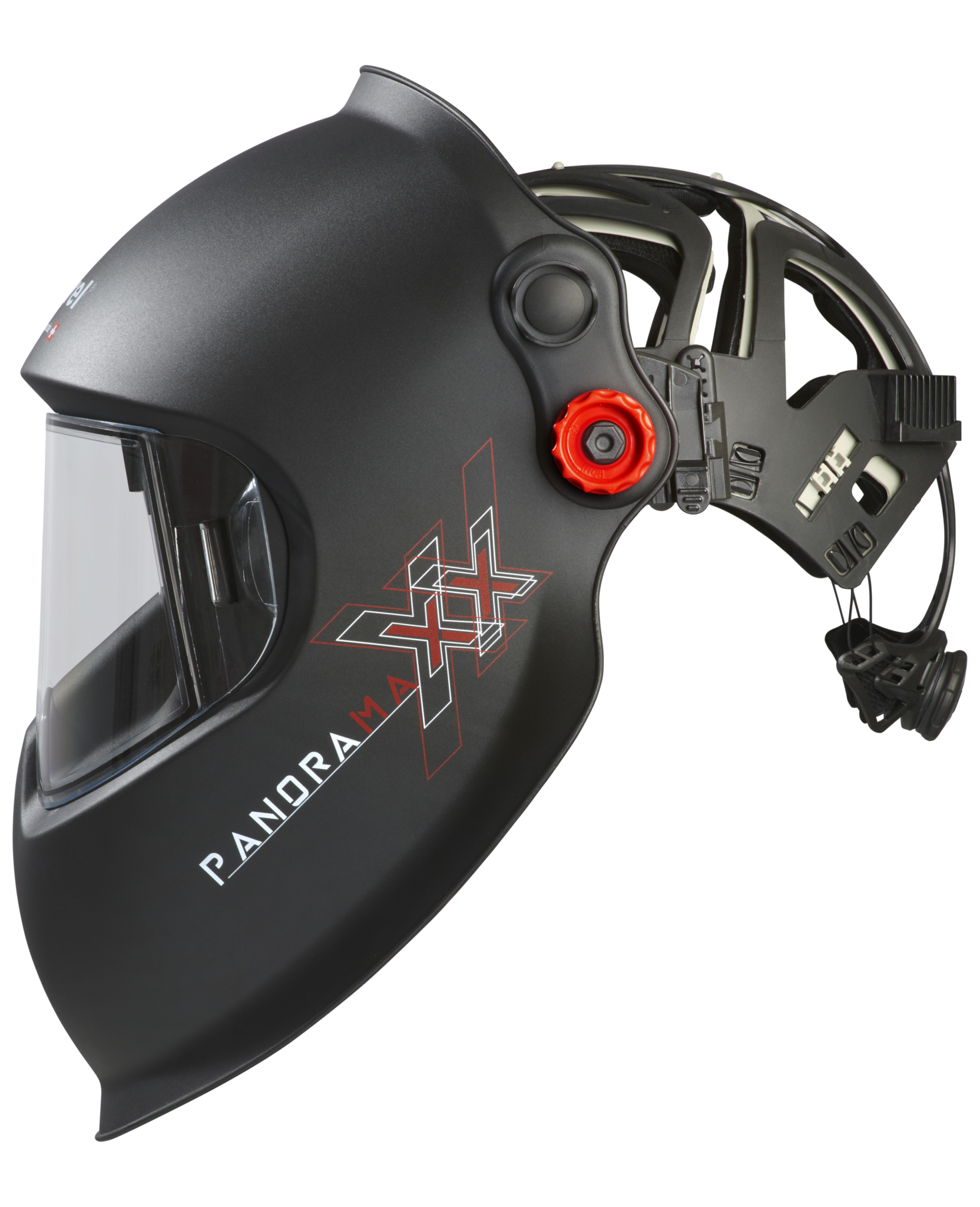 Panoramaxx L - Black: Passive Laser Helmet | Swiss Made | Optrel USA