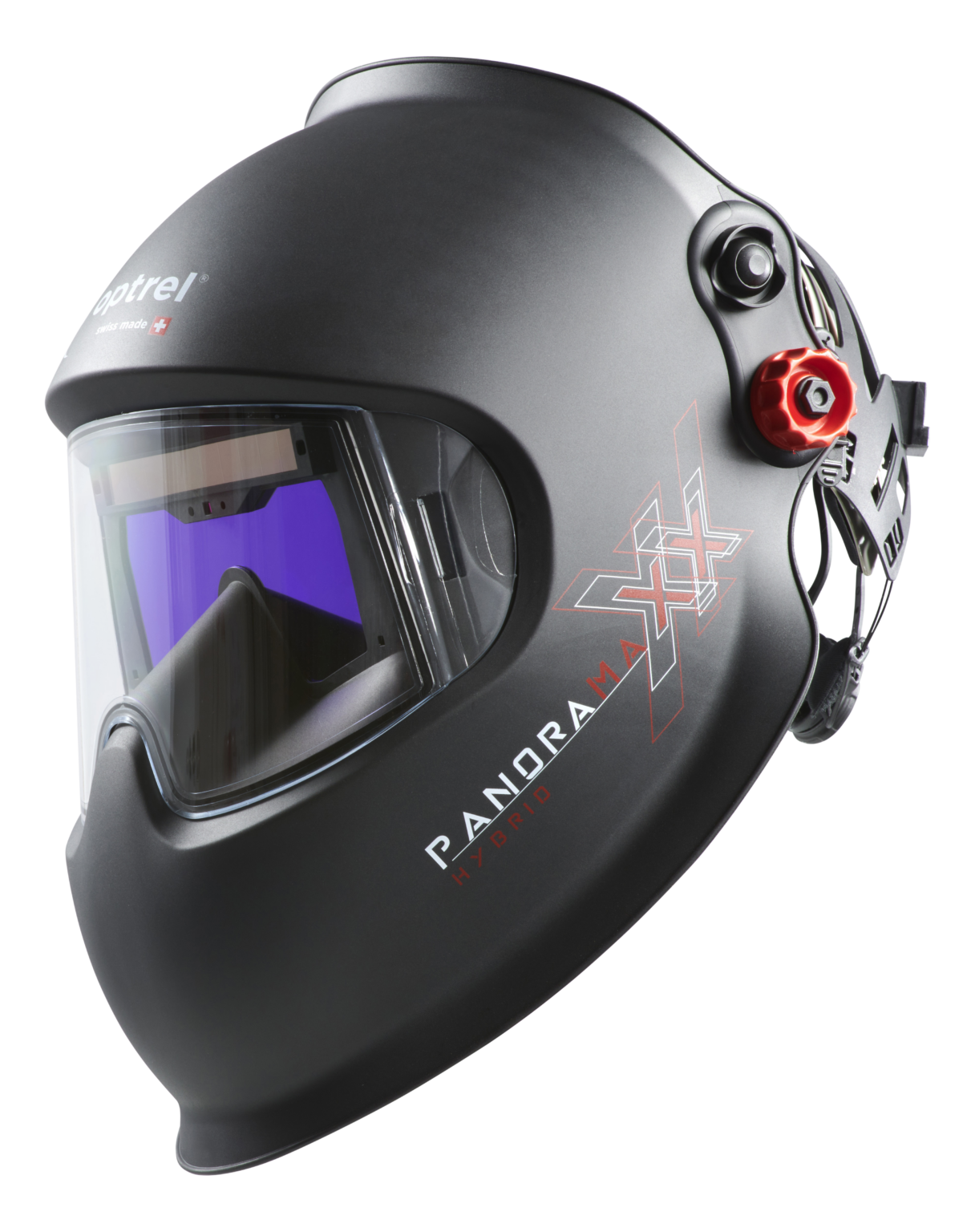 Panoramaxx Hybrid - Black: Laser-Welding Helmet - Optrel US