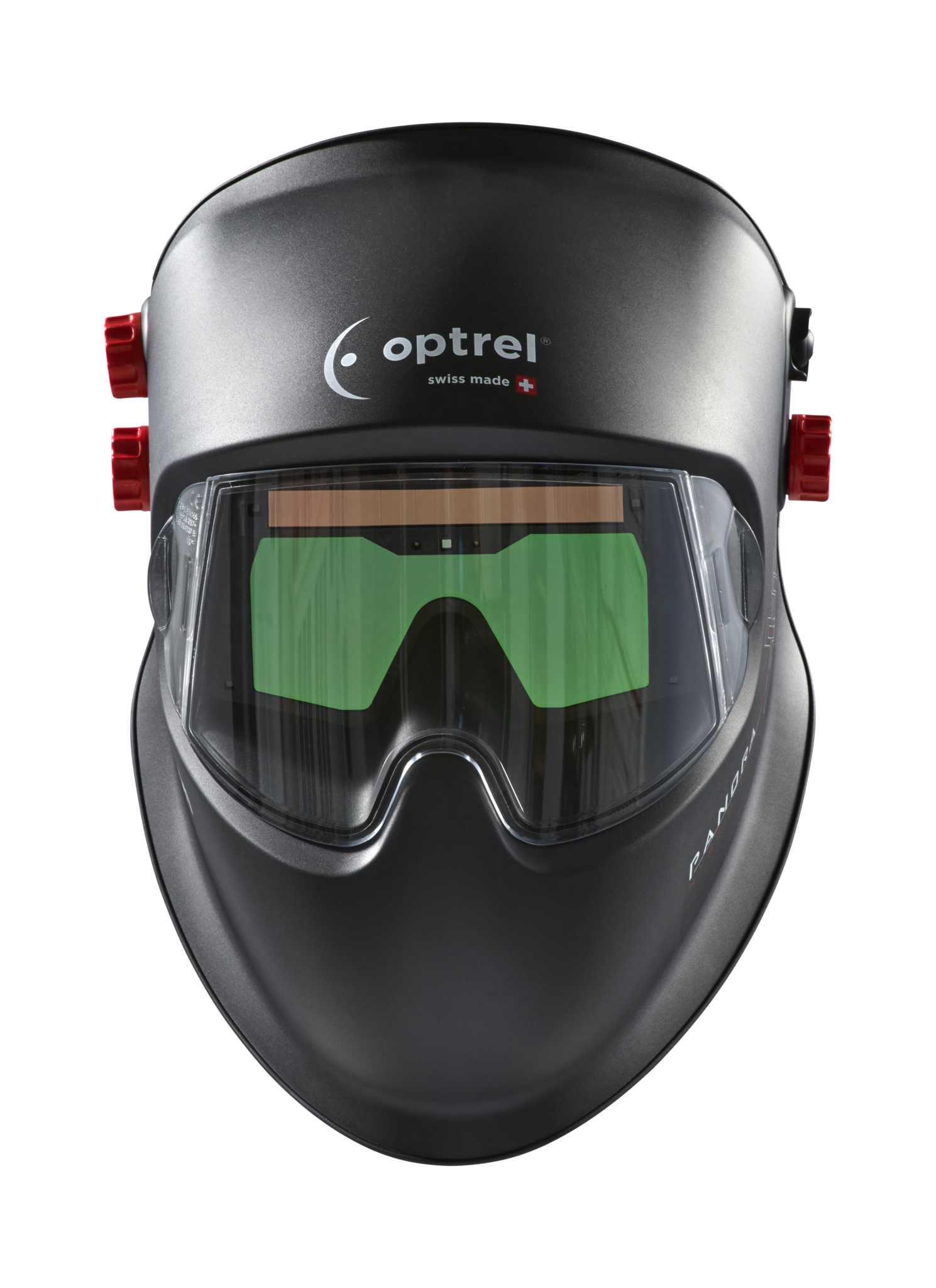 Panoramaxx Hybrid CLT-Black: Laser-Welding Helmet - Optrel US